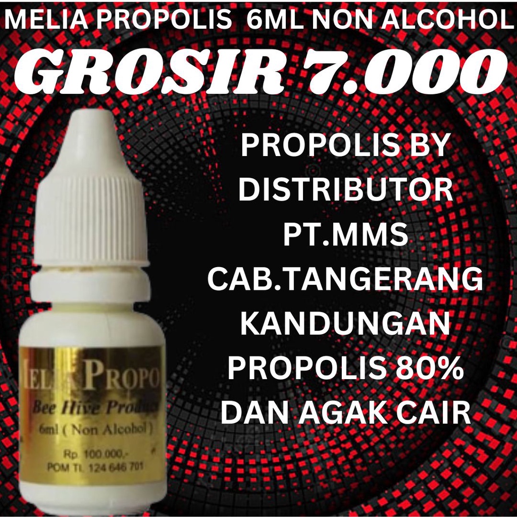 Jual PROPOLIS MELIA SEHAT SEJAHTERA 6ML | Shopee Indonesia