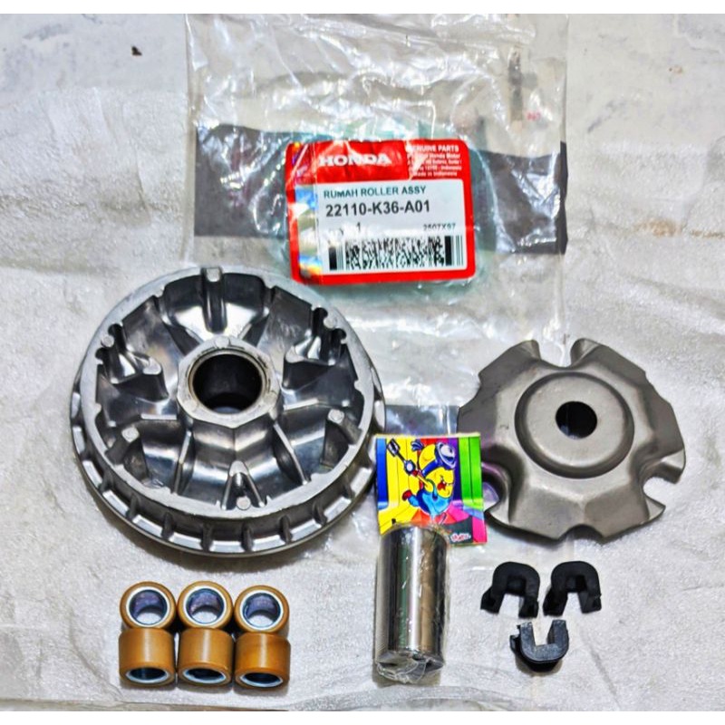 Jual Set Assy Rumah roller k36/K59 AHM Honda Vario 150 LED NEW / Vario ...