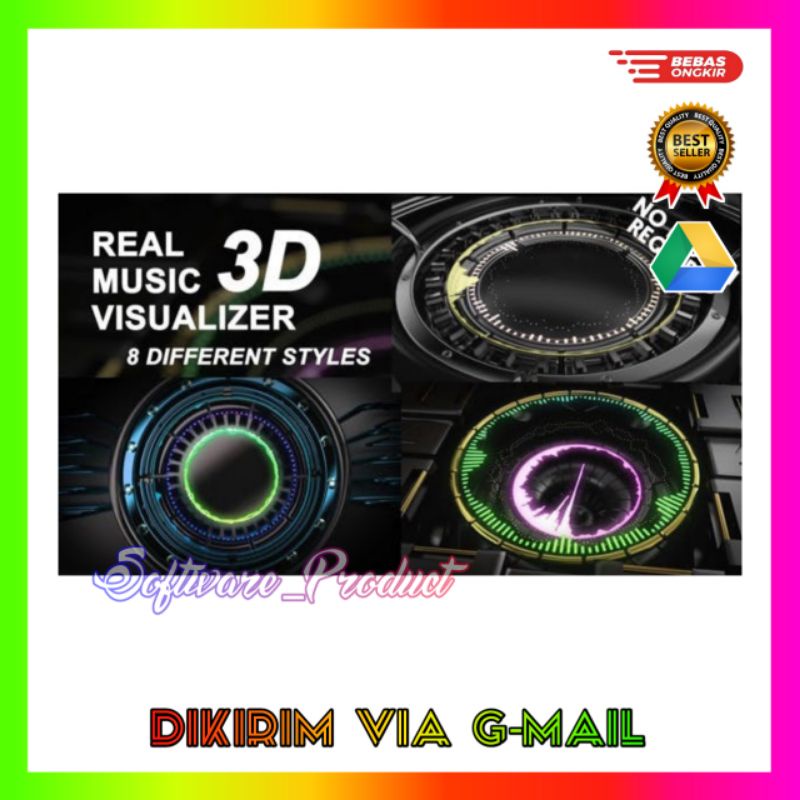 Jual Real 3D Music Visualizer - AE Project | Shopee Indonesia