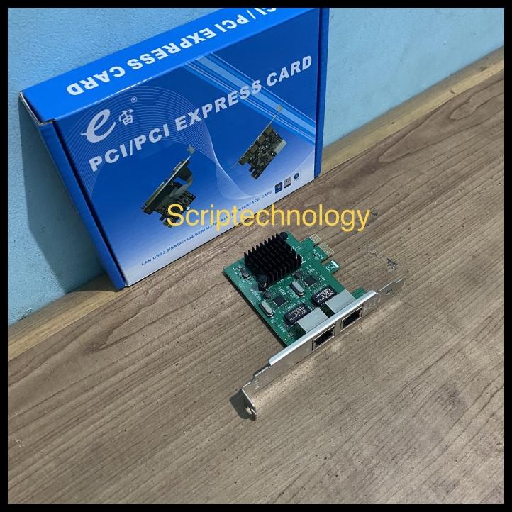 Jual Pci-E Lan Card Gigabit 2 Port - Pci Express Lan Card Gigabit Dual Port | Shopee Indonesia
