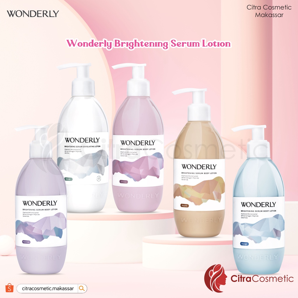 Jual ️CitraCosmetic ️ Wonderly Brightening Serum Body Lotion Series ...