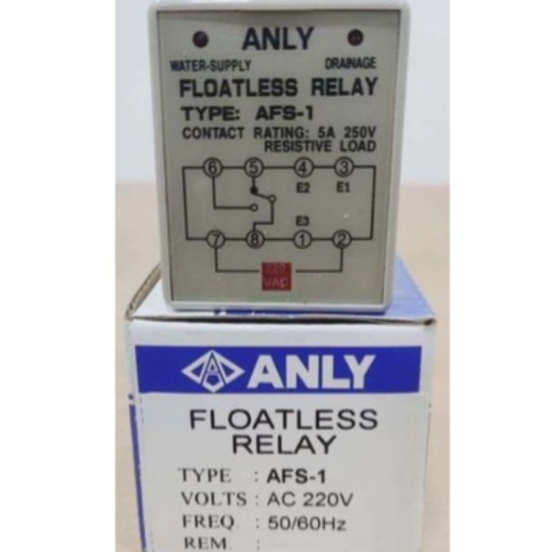Jual Relay AFS-1 ,220V Anly Floatless ( ORI TAIWAN ) | Shopee Indonesia