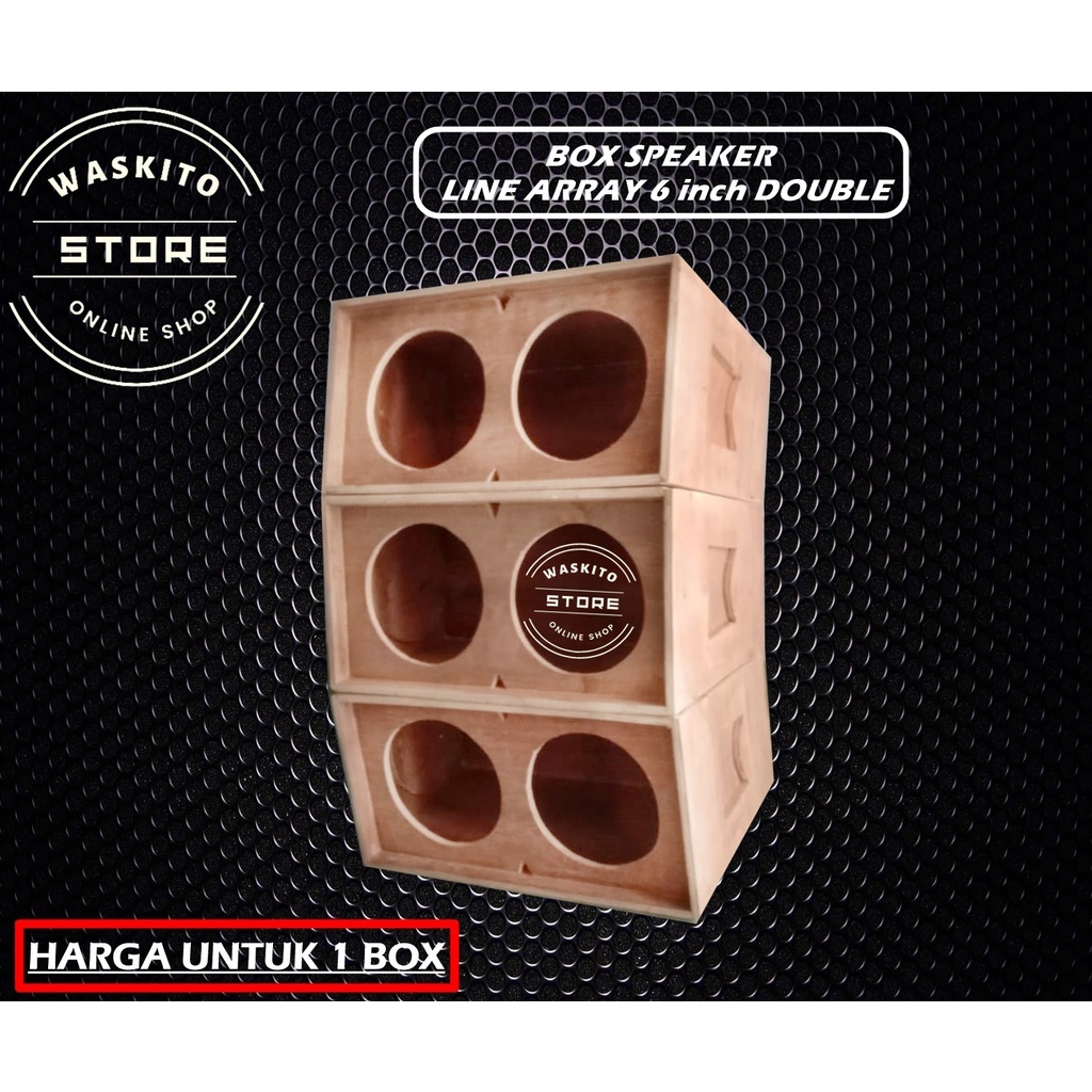 Jual Box Speaker Line Array 6 inch Double | Shopee Indonesia