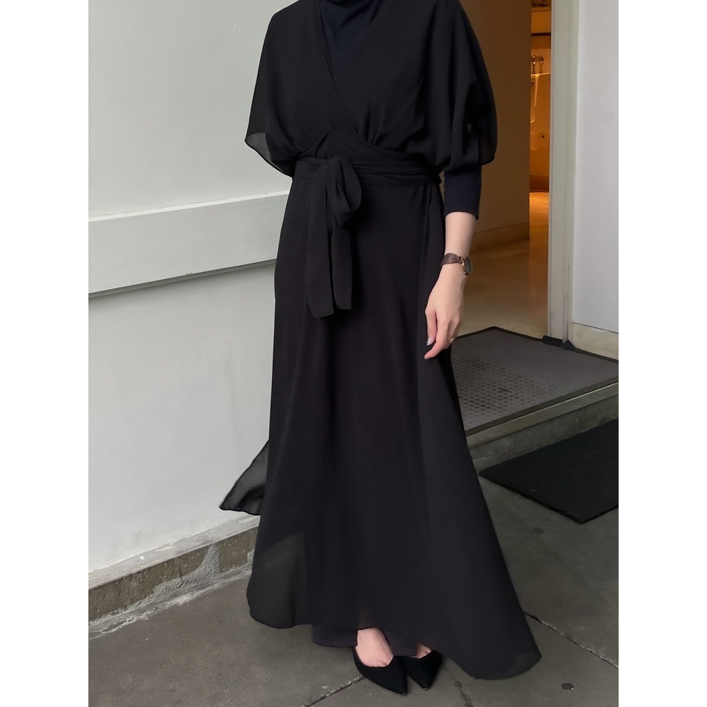Jual Vania Outer Dress - Long Outer - Dress Kondangan | Shopee Indonesia