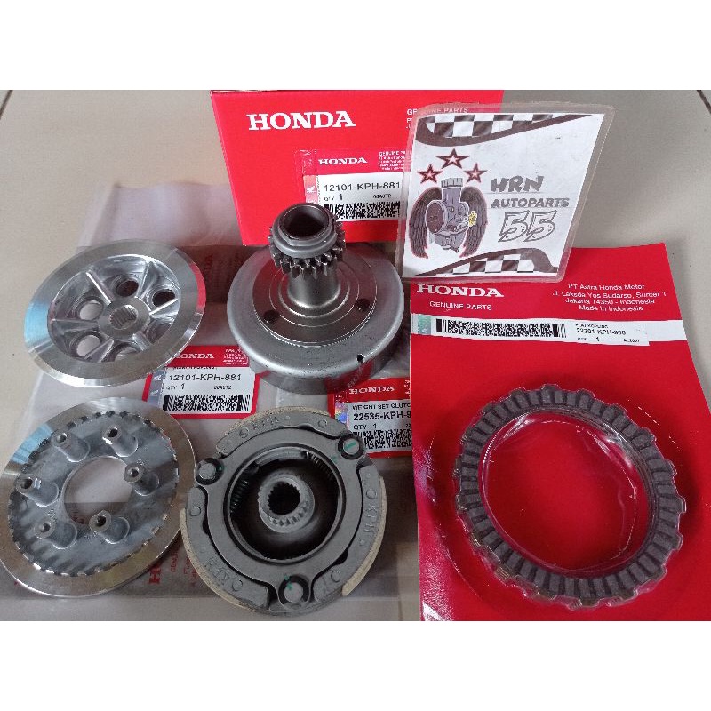 Jual Paket Komplit Kampas Ganda Assy KPH 4 Barang Honda Supra X 125 Kharisma KPH | Shopee Indonesia