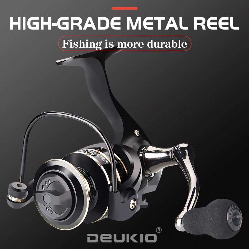 Jual DEUKIO AC2000 Reel Pancing Spinning Fishing Reel 5.2:1 Gear Ratio - OLRG | Shopee Indonesia