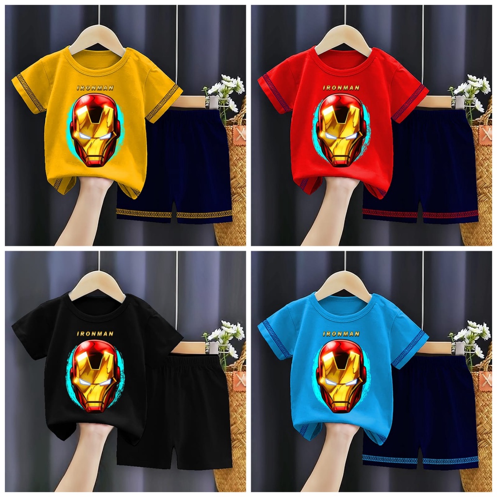 Jual AsherShop - Kaos Stelan Anak Laki Laki Perempuan Kaos One Set ...