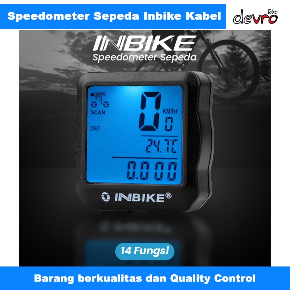 Jual Speedometer Sepeda 14 Function LCD Display Bicycle - Inbike C528 | Shopee Indonesia