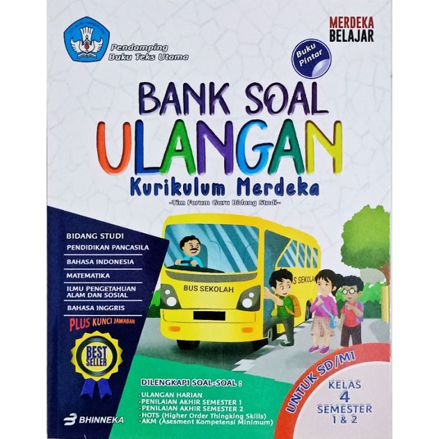 Jual Buku BANK SOAL ULANGAN Soal Kelas 4 SD Kurikulum Merdeka | Shopee ...