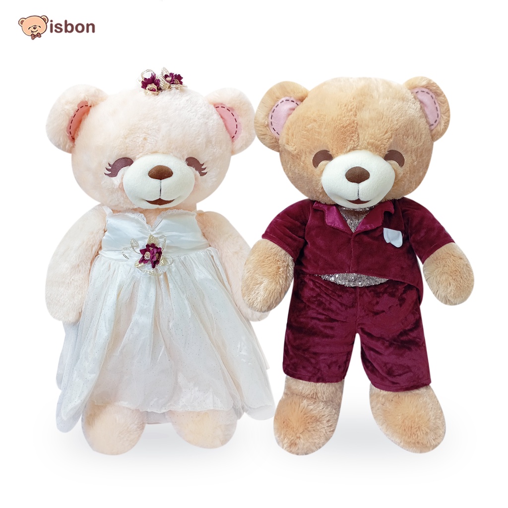 Jual ISTANA BONEKA Couple Wedding Boney Bonita With Dress 63cm Lucu ...