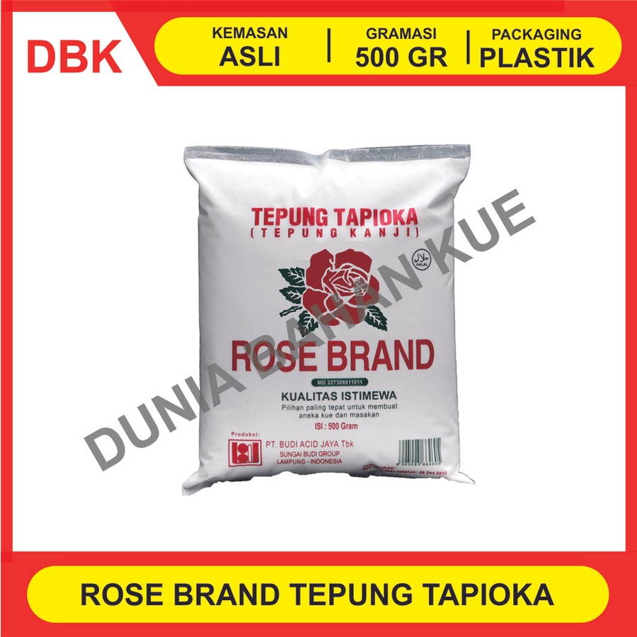 Jual TEPUNG TAPIOKA ROSE BRAND 500 GR / TEPUNG SAGU / KANJI / ROSEBRAND ...