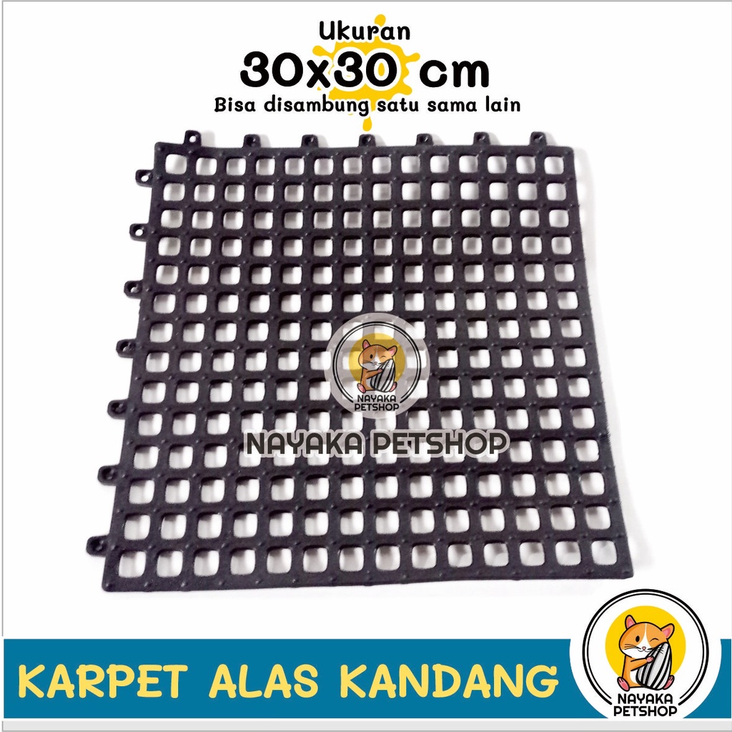 Jual 30x30 cm Karpet Alas Kandang Kucing Hewan Tatakan PVC Kelinci ...