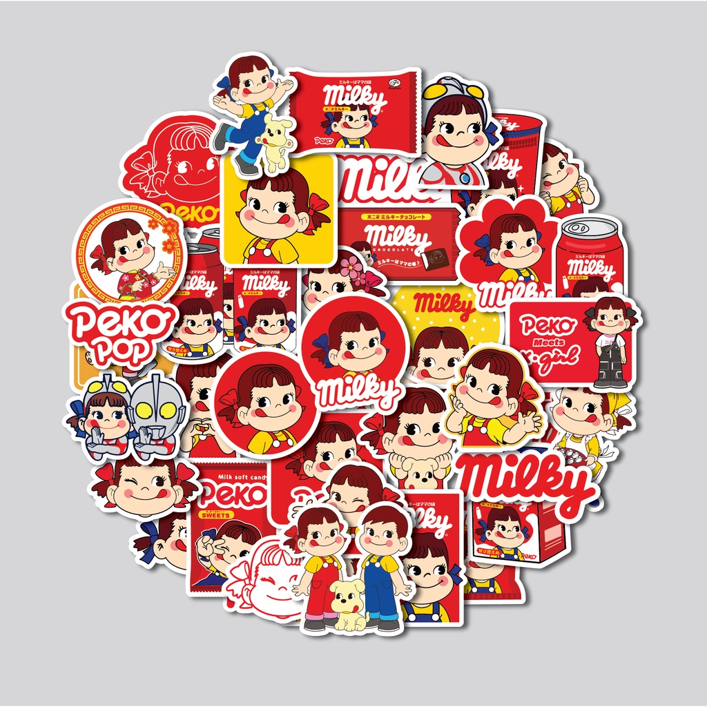 Jual STICKER PACK MILKY PEKO | STICKER TUMBLR | STIKER LAPTOP KOPER ...