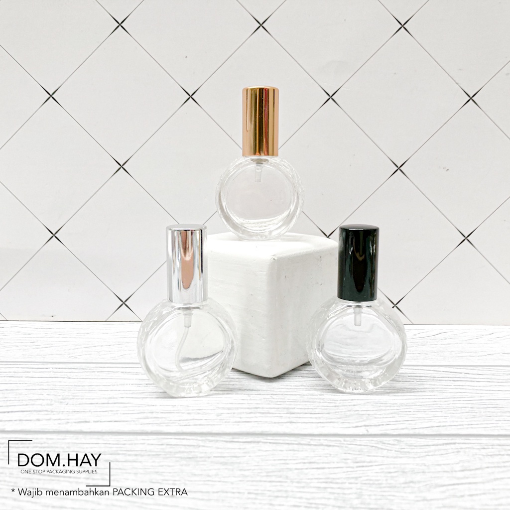 Jual 10ml Bulat Clear Botol Parfum Kosong Kaca Mini Parfume Packaging ...