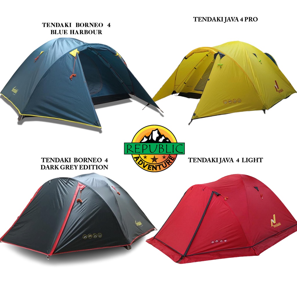 Jual TENDA KAPASITAS 4 ORANG | TENDAKI | ARUNDAYA 4+AIR | JAVA 4 LIGHT ...