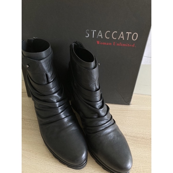 Jual Sepatu Boot Staccato preloved | Shopee Indonesia