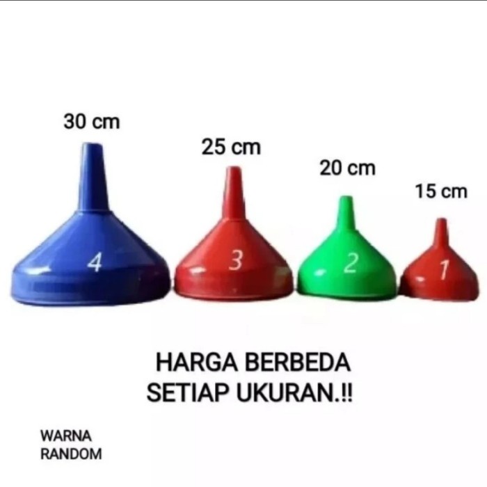 Jual corong air plastik minyak kecil-besar - 15 cm | Shopee Indonesia