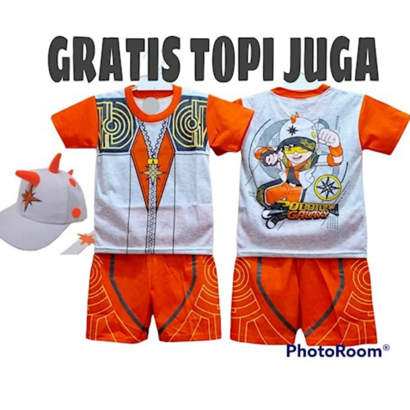 Jual Kostum Baju Anak Boboiboy Solar Ka | Shopee Indonesia