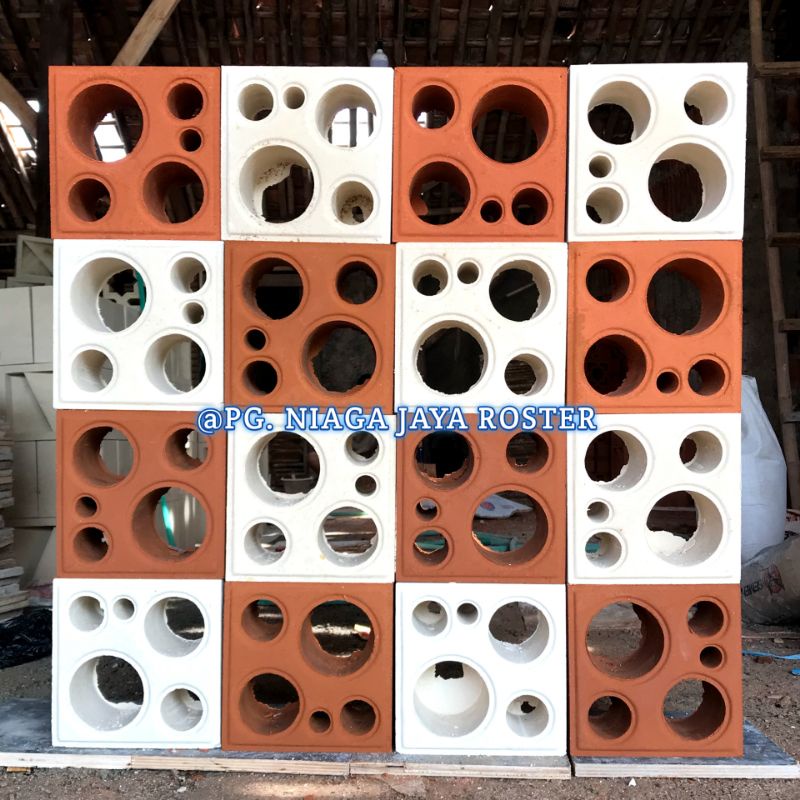 Jual roster beton, loster beton abu putih merah | Shopee Indonesia