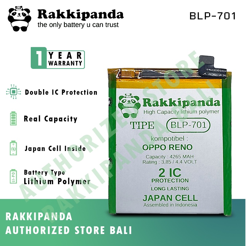 Jual RakkiPanda BLP701 Oppo Reno Baterai | Shopee Indonesia