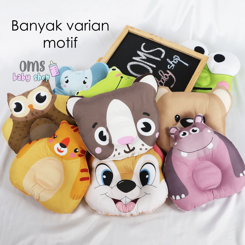 Jual Bantal Peyang Bayi Motif Binatang Lucu / Bantal Anti Peyang Bayi ...