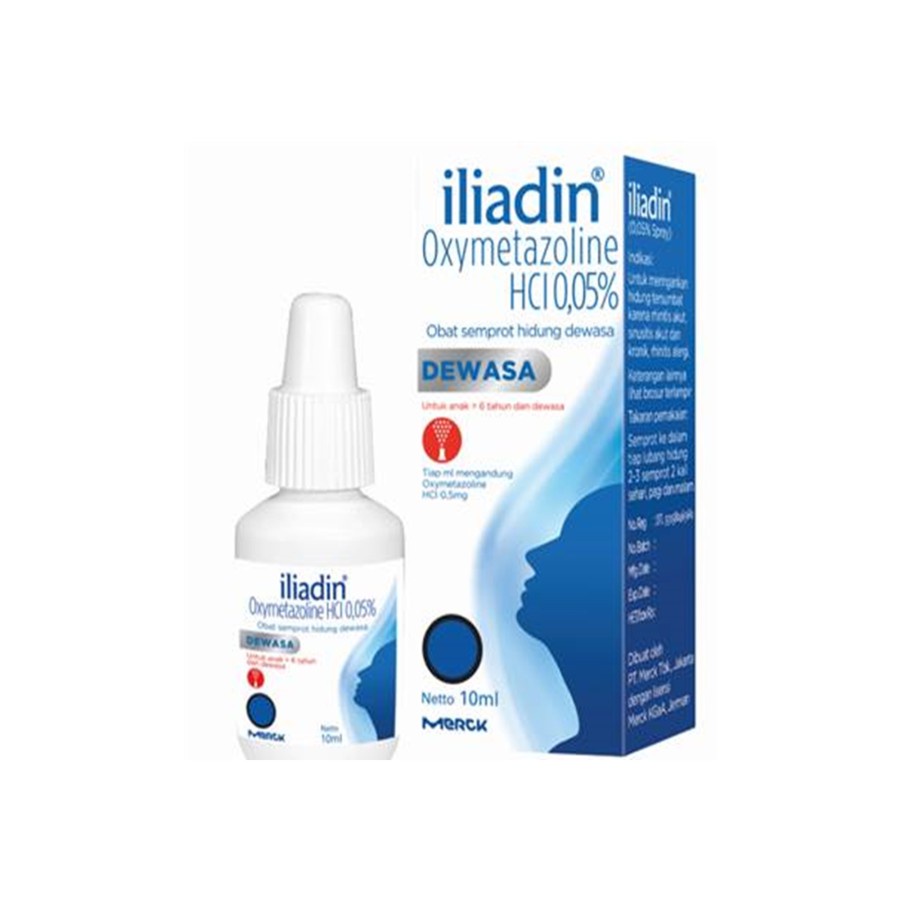 Jual ILIADIN SPRAY 10 ML DEWASA OBAT SEMPROT HIDUNG | Shopee Indonesia