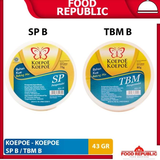Jual Koepoe Koepoe SP B TBM B Pengemulsi Baking Pengembang Kue Cake ...