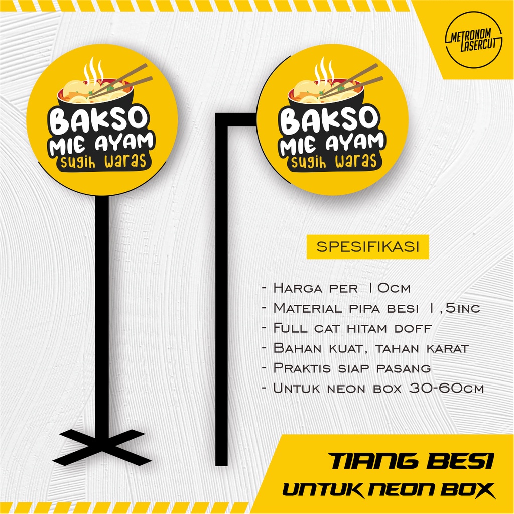 Jual Tiang Besi Untuk Neon Box | Shopee Indonesia