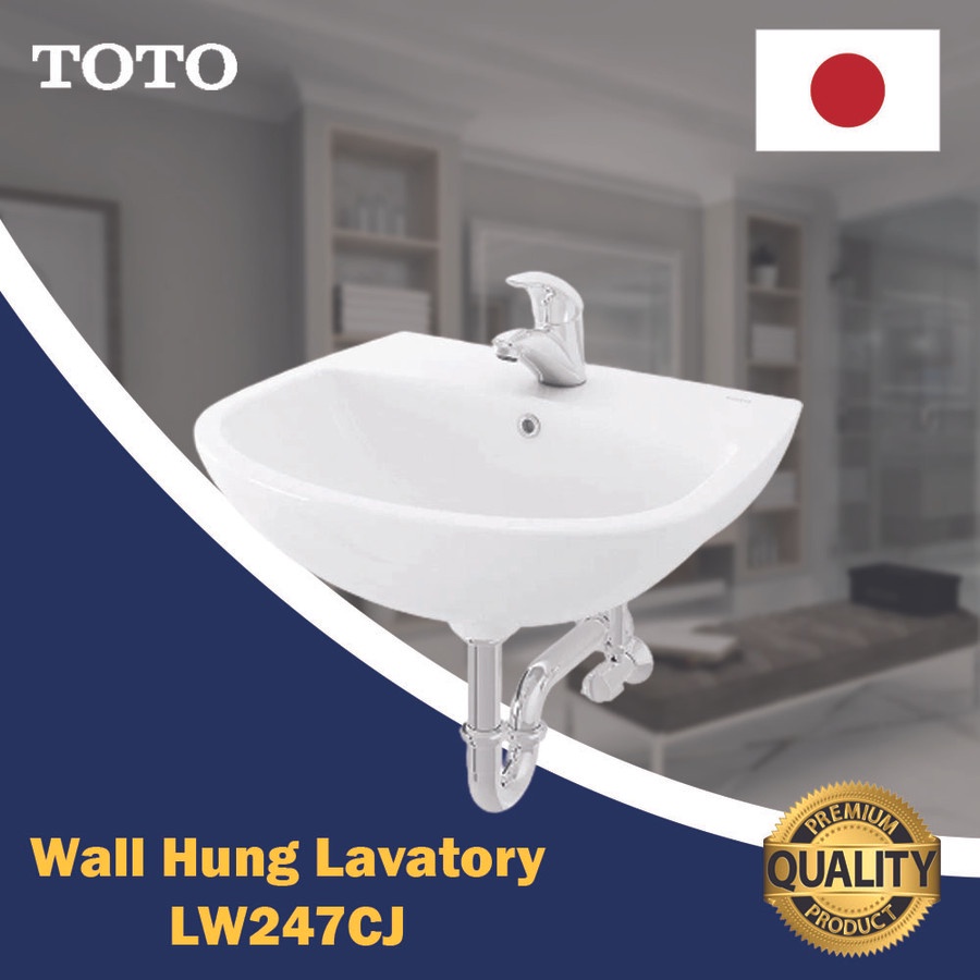 Jual TOTO Wastafel LW247CJ Body Only | Shopee Indonesia