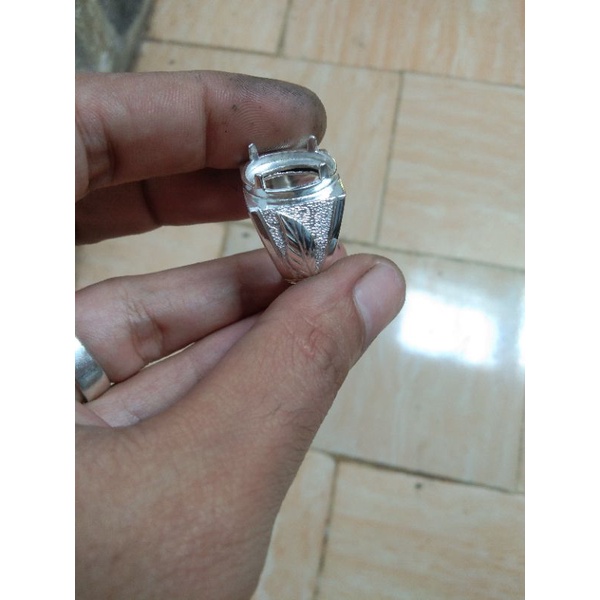 Jual emban cincin perak 925 handmade sedia tanam atau catokan 022 ...
