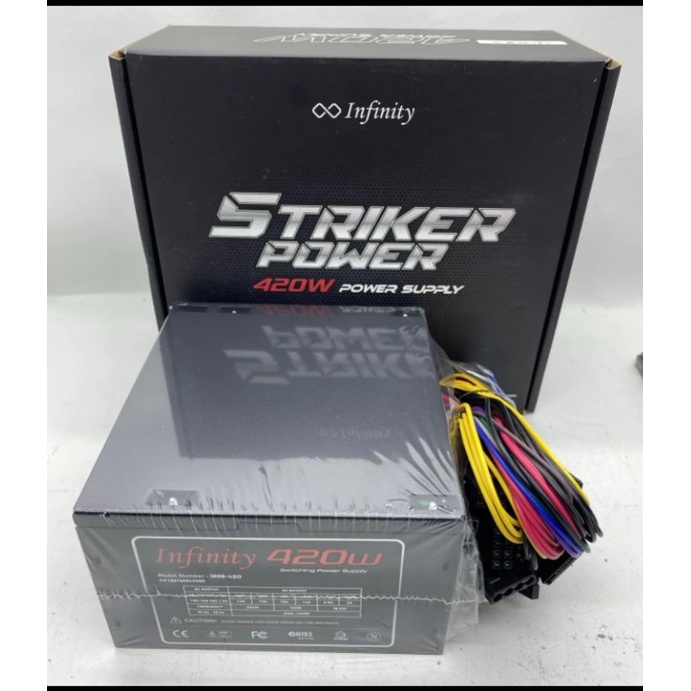 Jual POWER SUPPLY INFINITY 420 WATT 80+ | Shopee Indonesia