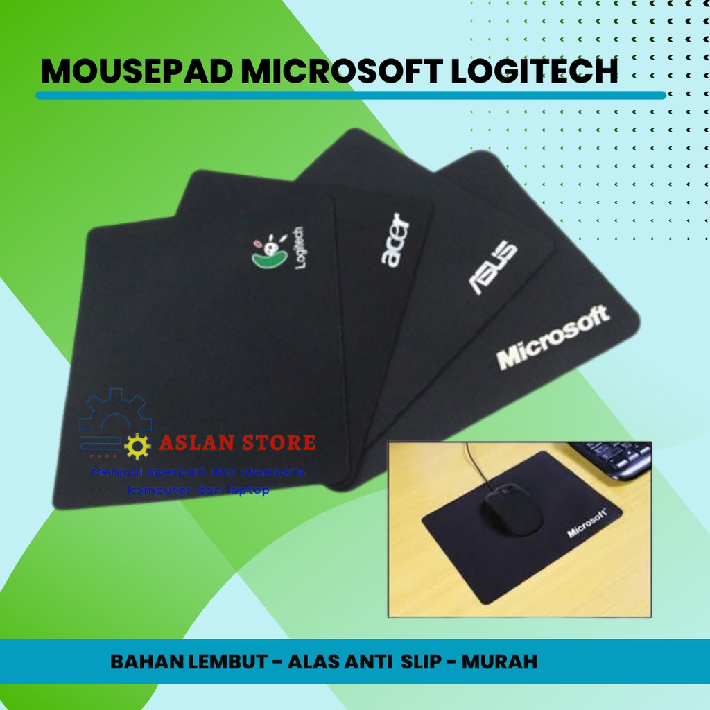 Jual MOUSE PAD WITH LOGO MICROSOFT MOUSEPAD MOSE MOS | Shopee Indonesia
