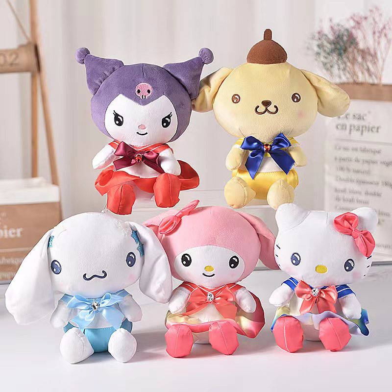 Jual MAINAN BONEKA SANRIO MELODY CINNAMOROLL KUROMI HELLO KITTY POMPOMPURIN PURIN KOSTUM SERAGAM ...