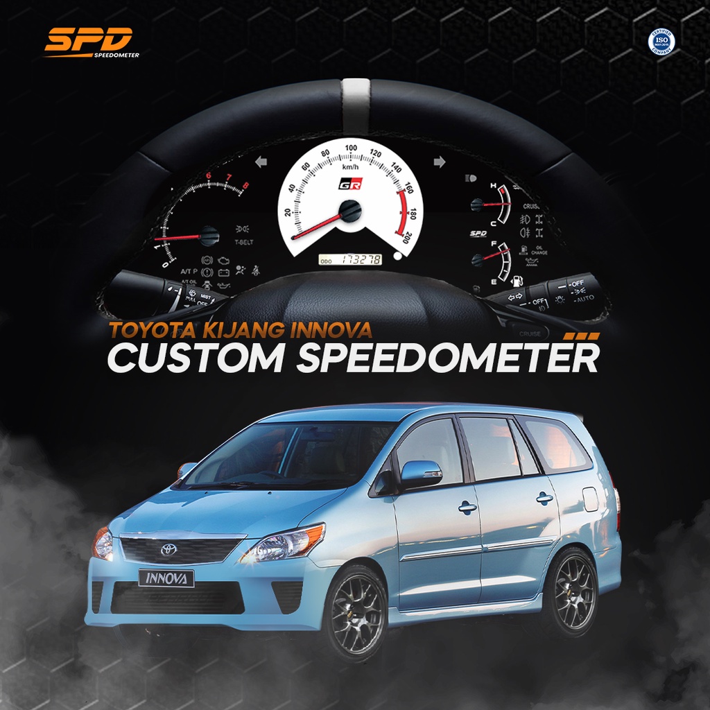Jual Panel Speedometer Custom Toyota Innova Diesel Manual Type V - SPD Speedometer | Shopee ...