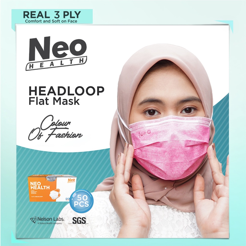 Jual Neo Mask Hijab Masker Medis 3 Ply Neo Hijab Termurah | Shopee ...
