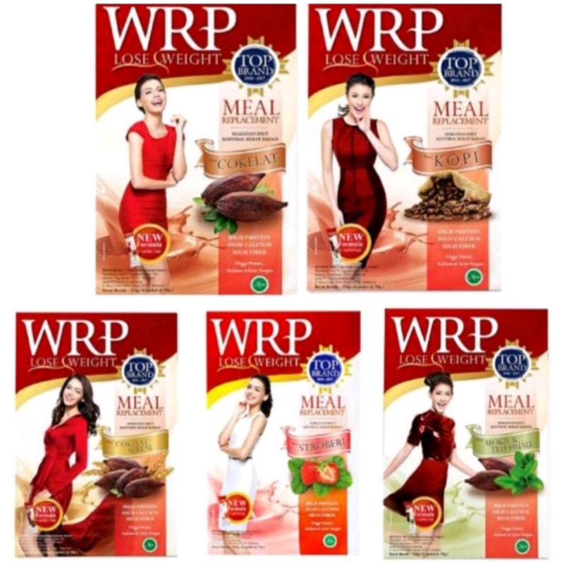 Jual WRP Meal Replacement Lose Weight 324 gr 1 Box Isi 6 Sachet ...