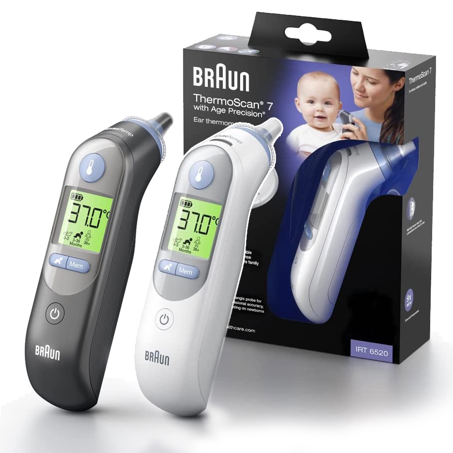Jual Braun ThermoScan 7 IRT6520 Ear Thermometer, Termometer Telinga ...