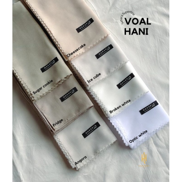 Jual HANANIA LABEL- HANI VOAL SAHARA SUPERFINE | CREAM PUTIH BROKEN ...