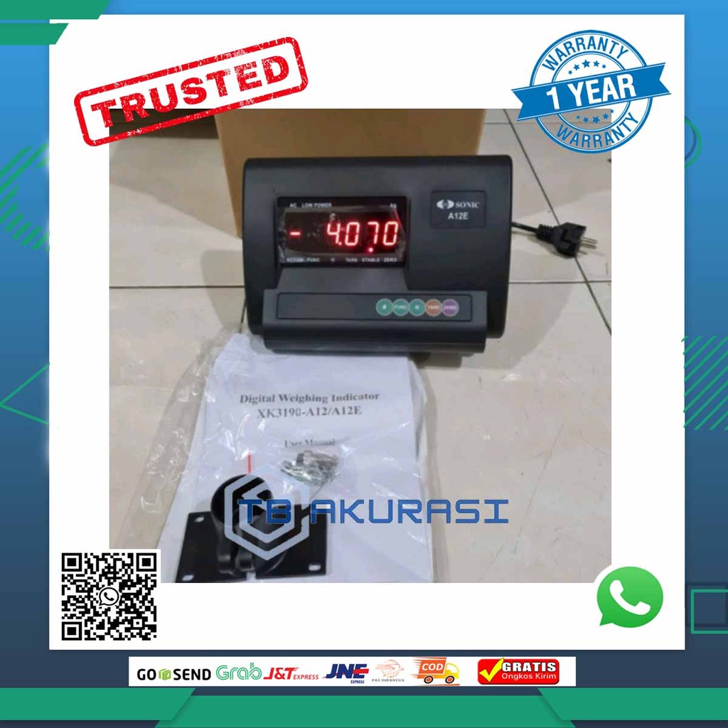 Jual INDICATOR TIMBANGAN DIGITAL A12E New Original Garansi | Shopee Indonesia