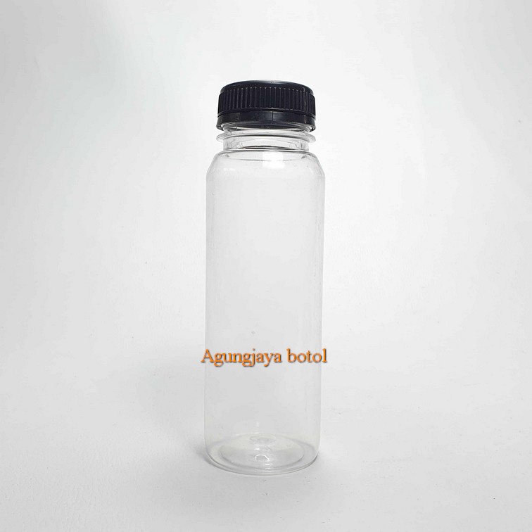 Jual Botol Pet 250 Ml Kale Bulat Natural / Botol Plastik / Botol Pet Food / Botol Juice / Botol ...