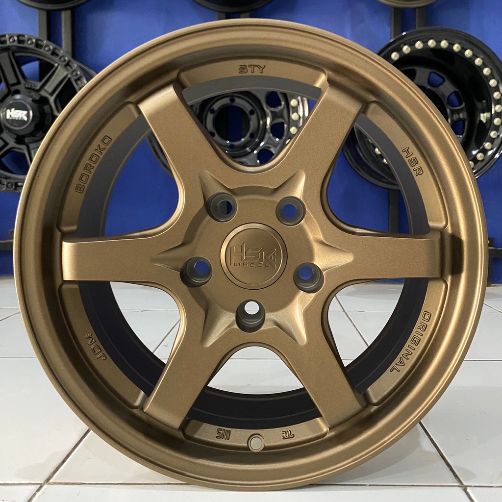 Jual Velg HSR STY R16 New Mirip Velg Volg Says Te37 R16 Lobang 5 Rush ...