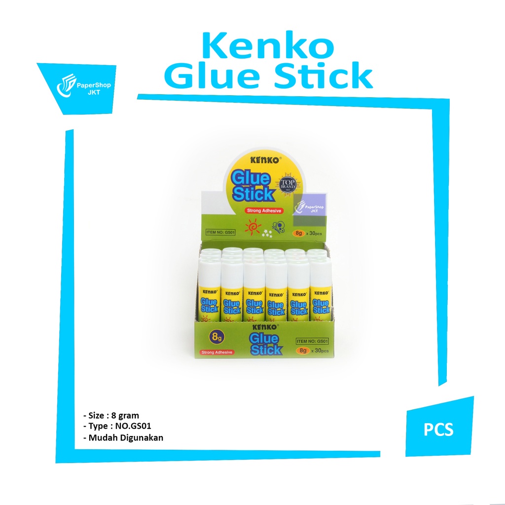 Jual KENKO - Glue Stick 8Gr Lem Kertas Kecil - Pcs | Shopee Indonesia