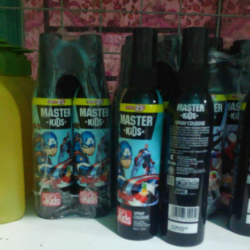 Jual Cologne Anak Master Kids Parfum Spray 100 ml parfume Kid spiderman ...