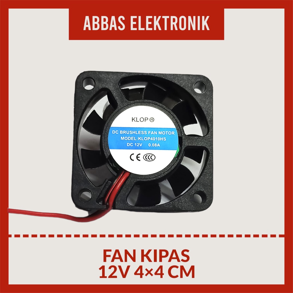 Jual FAN KIPAS DC 12V 4X4 CM | Shopee Indonesia