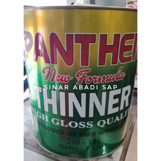Jual Tiner Panther High Gloss - Galon (5 Liter) | Shopee Indonesia