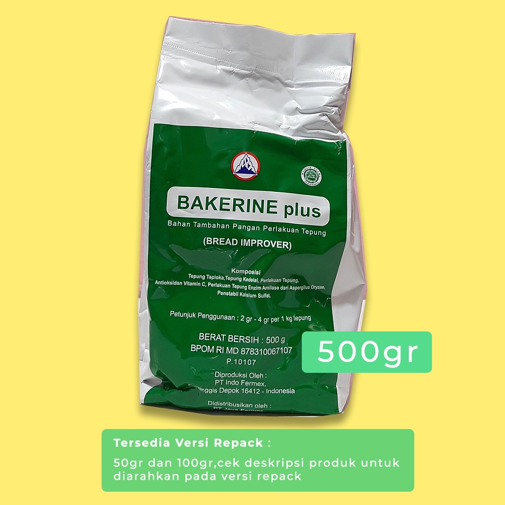 Jual Bakerine Plus Bread Improver Repack 25 Gr | Shopee Indonesia