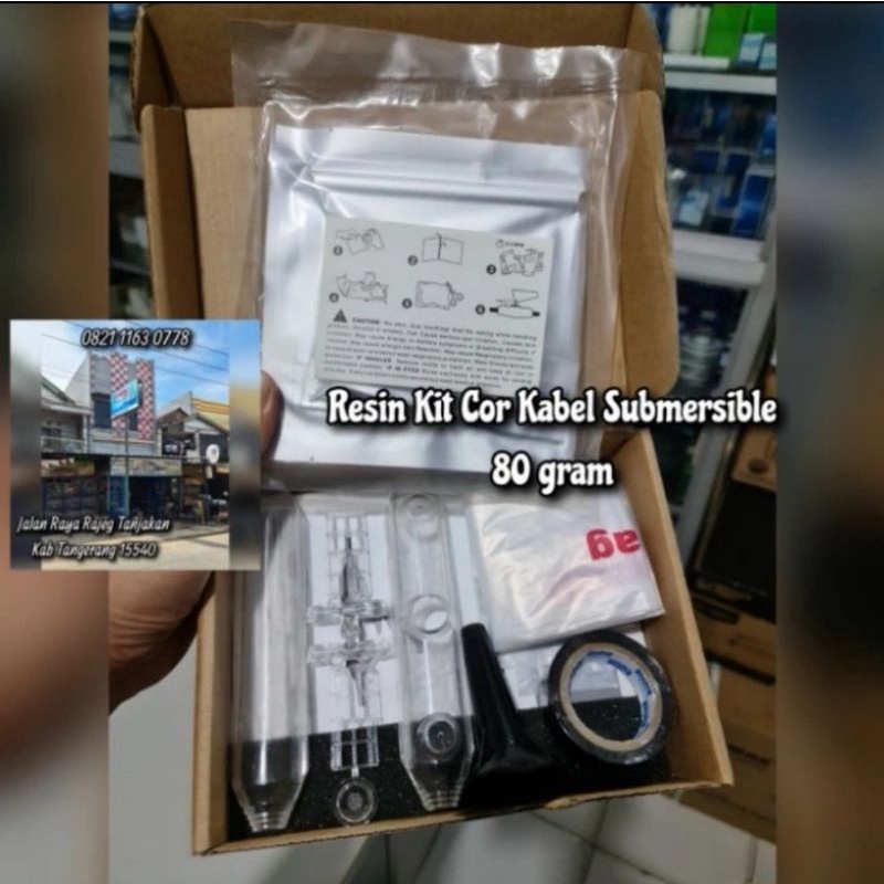 Jual Resin Sambungan Cor Kabel Pompa Submersible Pompa Satelit | Shopee ...