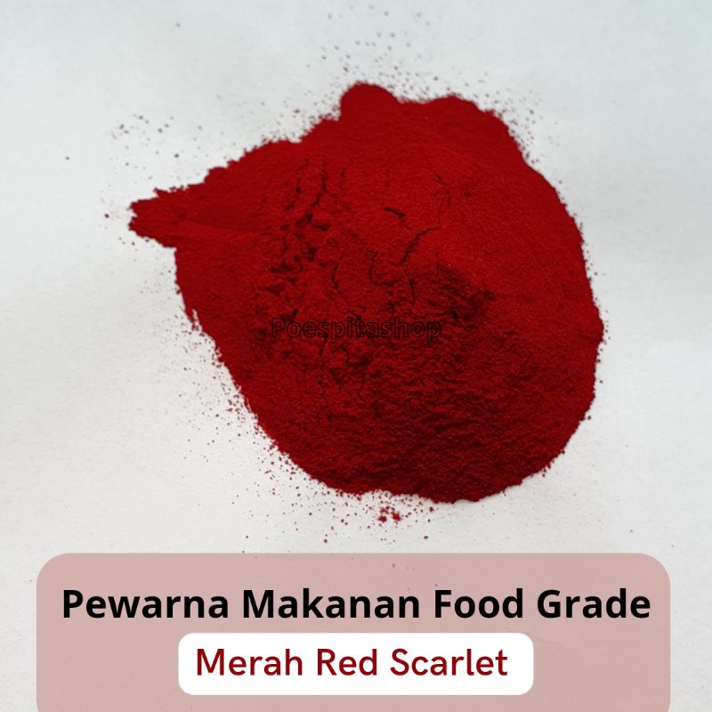 Jual 100 gr Pewarna Makanan Merah Red Scarlet Food Grade | Shopee Indonesia
