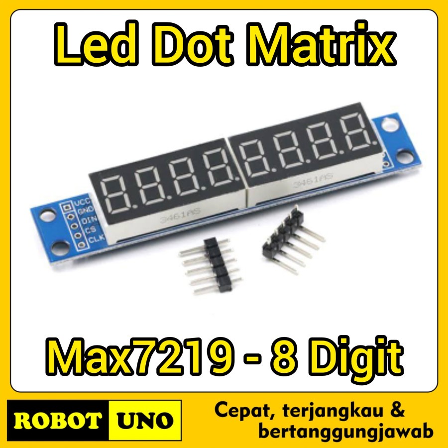 Jual Max7219 Led Dot Matrix 8 Digit Digital Tube Display Control ...