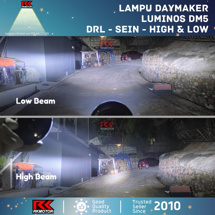 Jual Luminos Dm5 Lampu Led Daymaker 5.75 Inch Drl Sein High Low 30 Watt Original | Shopee Indonesia